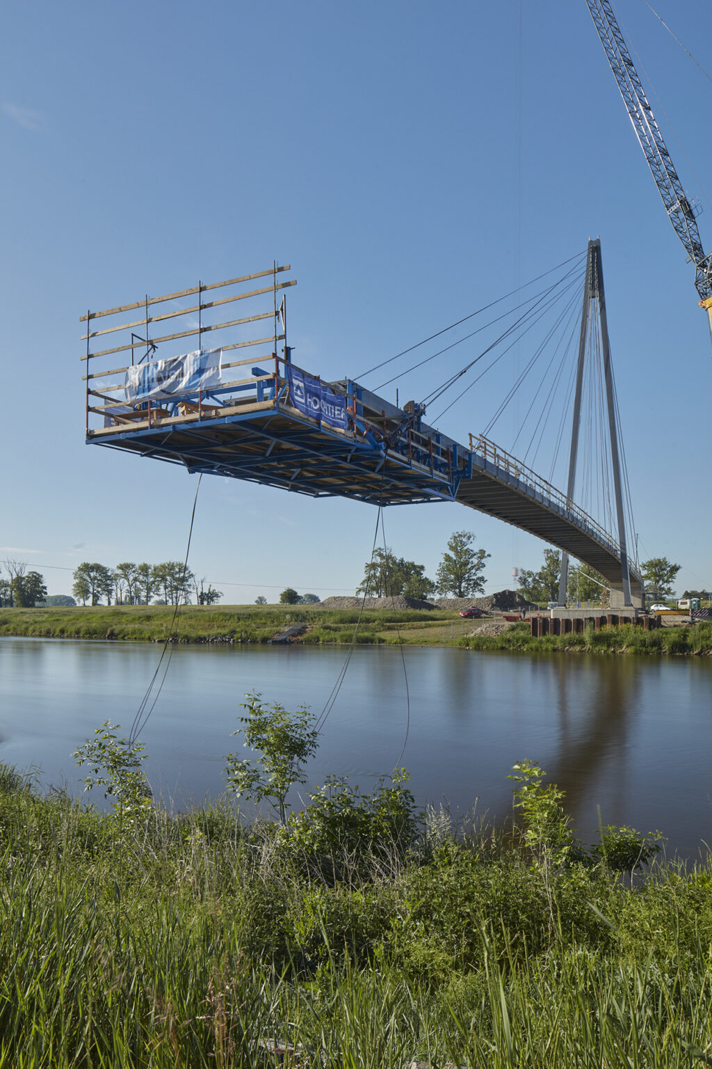Lávka v Lužci nad Vltavou – blankarchitekti